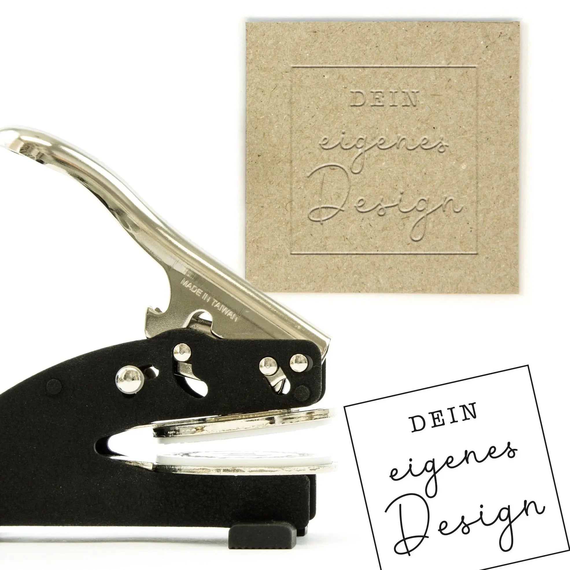 Prägestempel mit Deinem Logo & Deinem Design – IN LOVE WITH PAPER